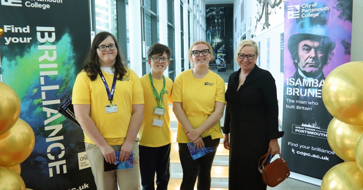 Students shine at Supported Internship Awards | City of Portsmouth College